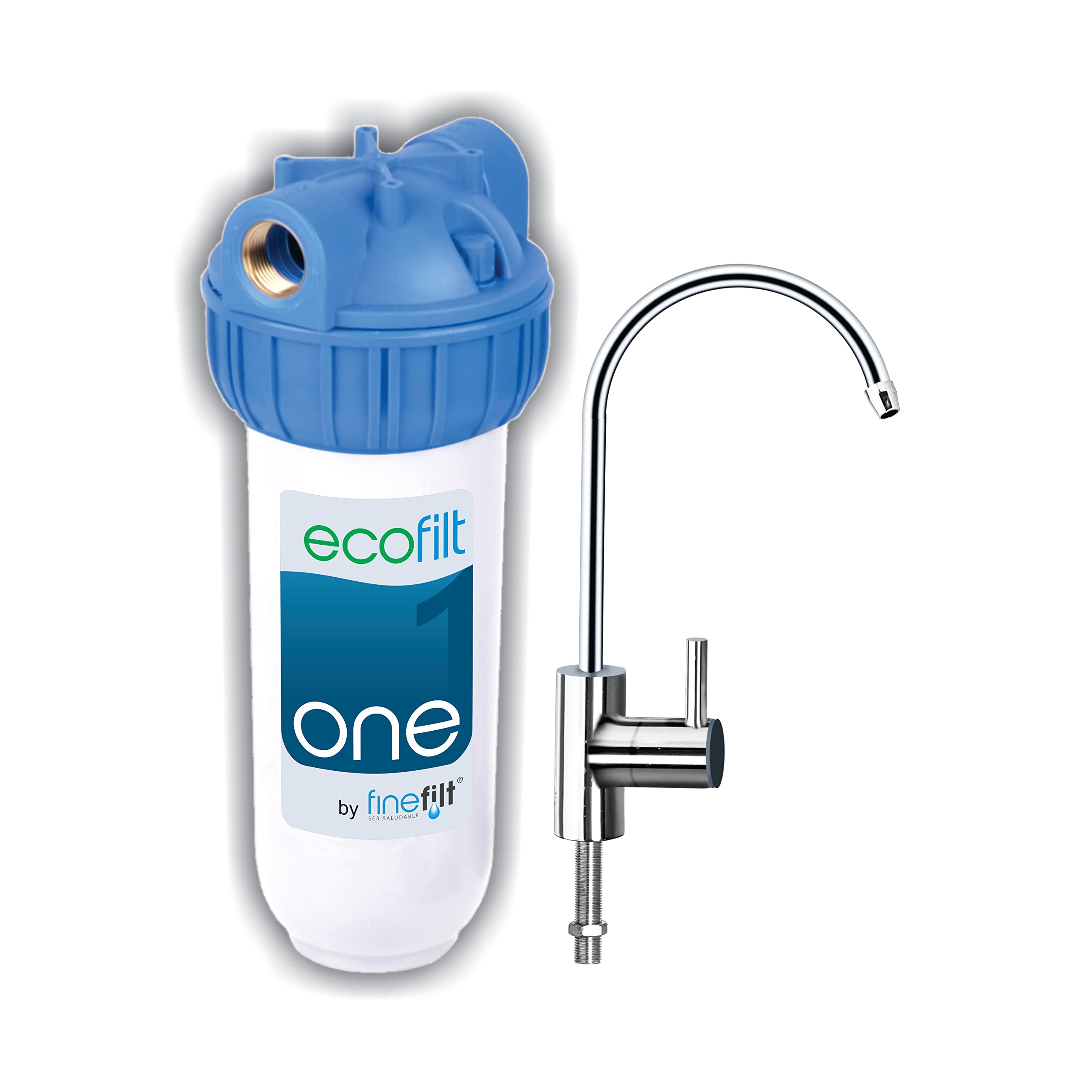 Filtro de Agua para casa ECOFILT ONE | Purificador de agua compacto un ...