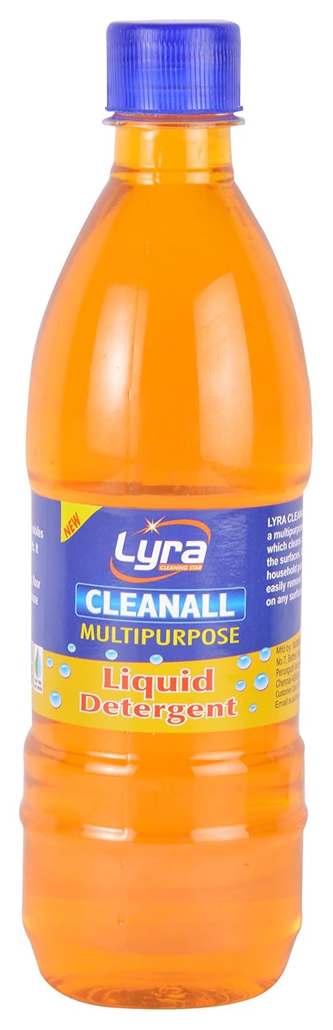 Lyra Cleanall Multipurpose Liquid Detergent - 500 ml (Brown) : Amazon.in