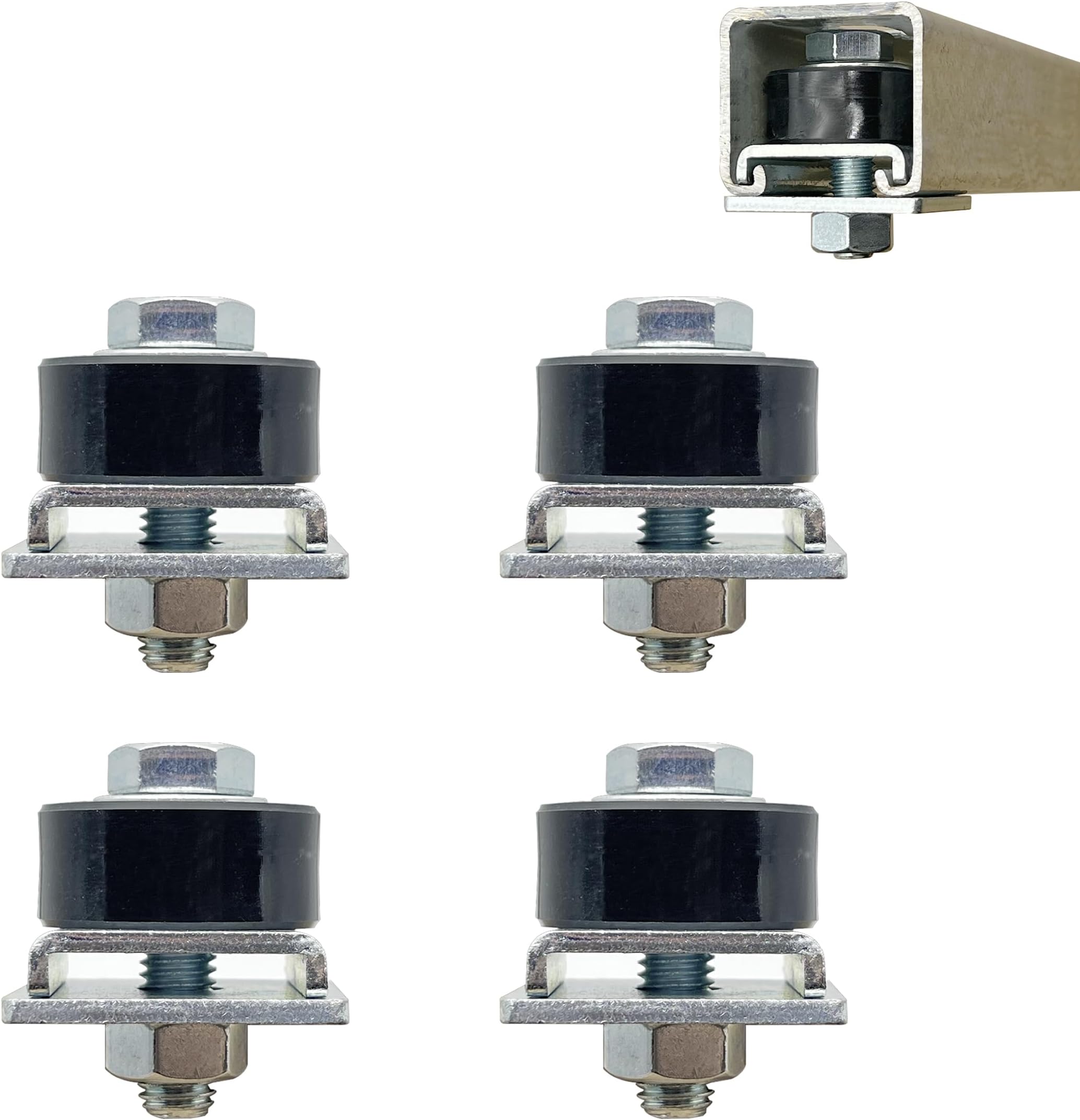 Amazon.com: Hi Flame Beam Trolley Roller Wheels Limit Trolley Assembly ...