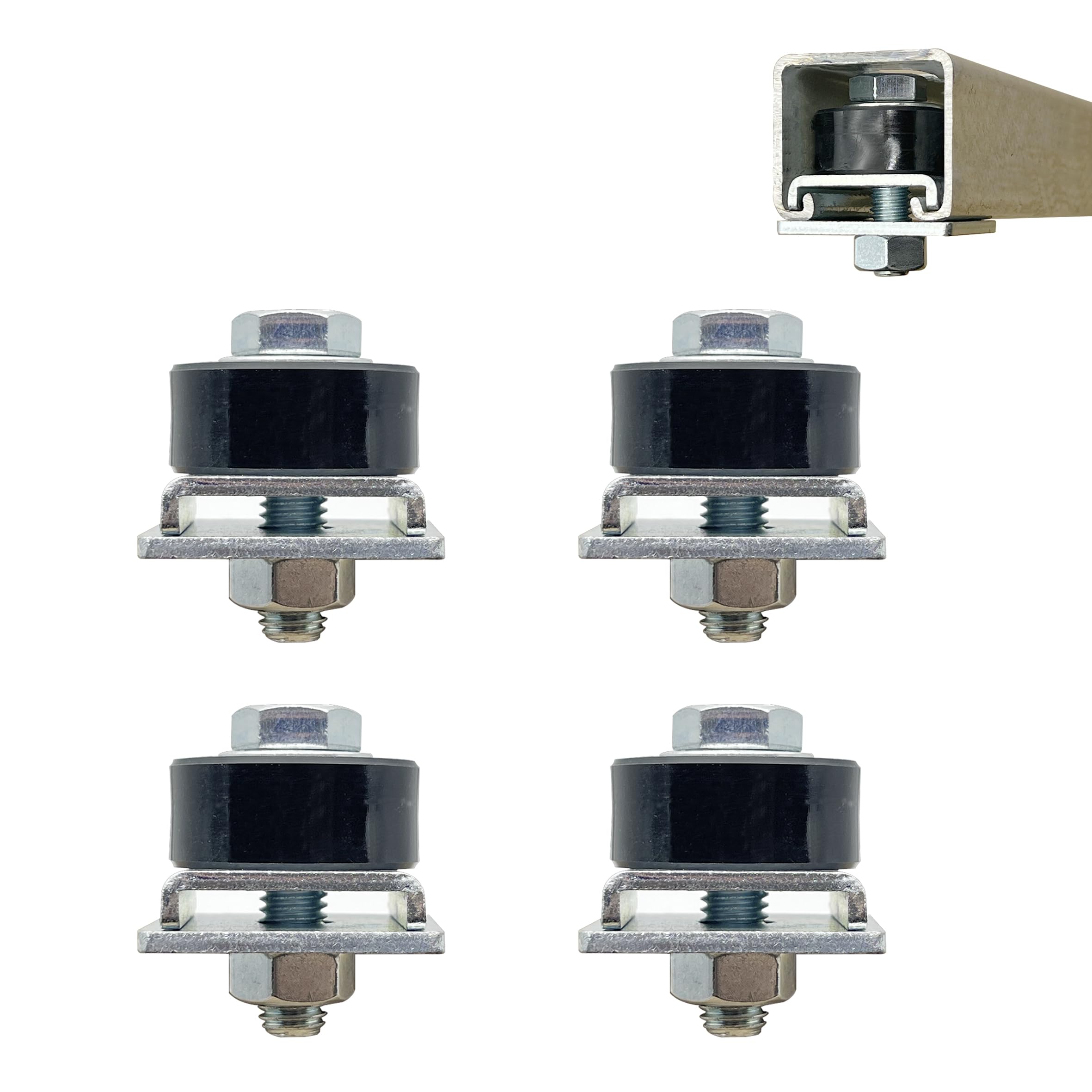 Amazon.com: Hi Flame Beam Trolley Roller Wheels Limit Trolley Assembly ...