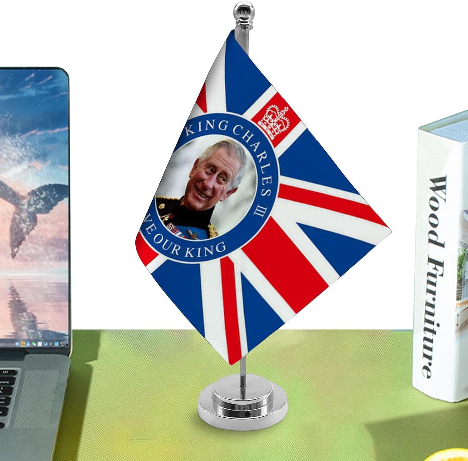 King Charles III Bunting - Classroom Flag - British Coronation Flags ...