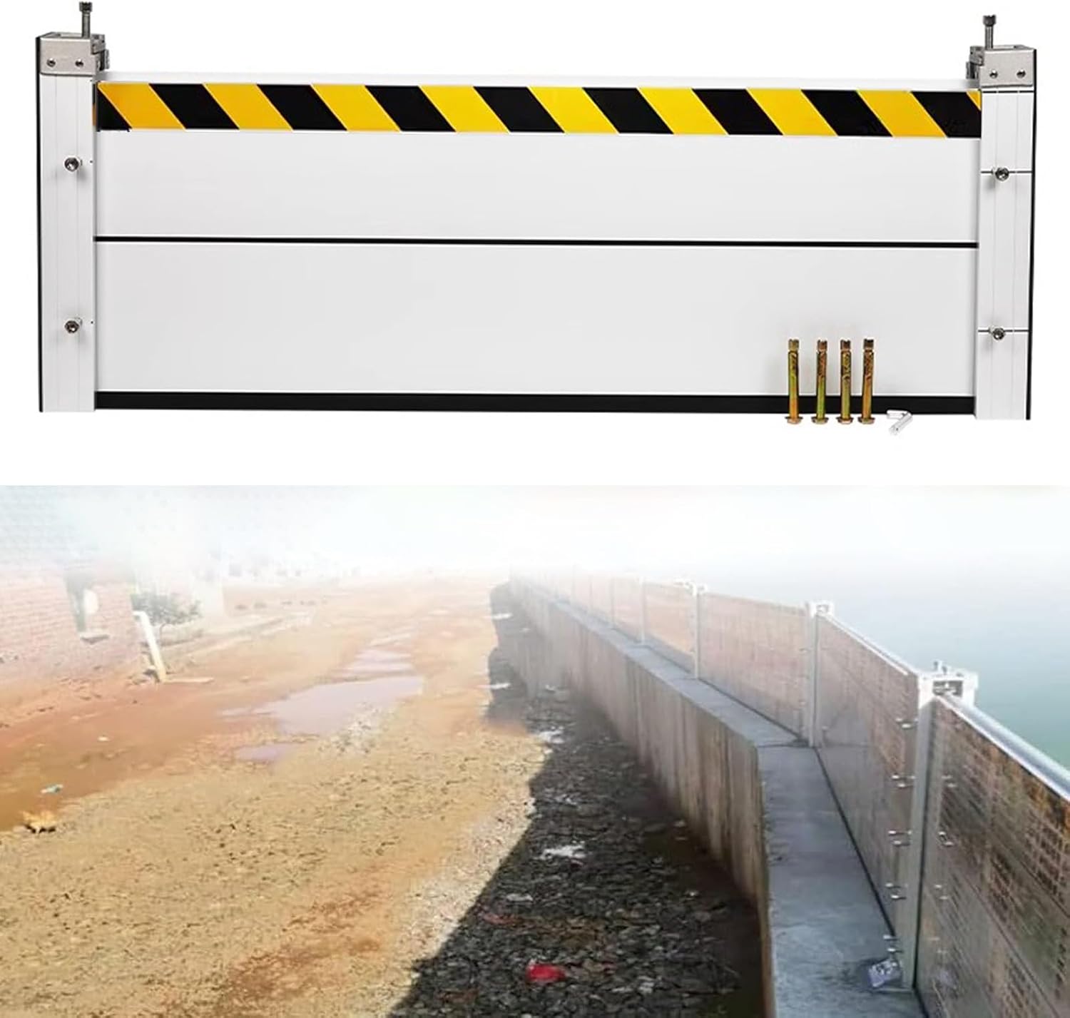 Amazon.com: 100 80 60 40 CM High Garage Door Flood Barrier Shield, Home ...
