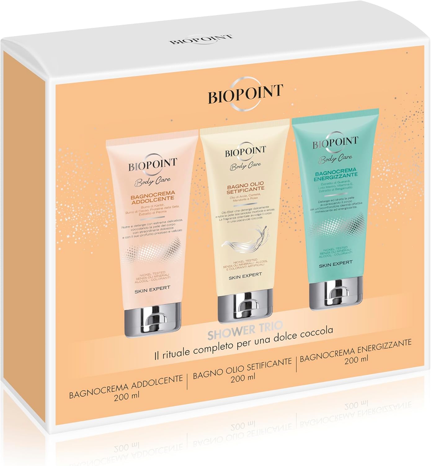 Biopoint - Set Regalo Bagnoschiuma: Bagnocrema Addolcente, Bagno Olio ...