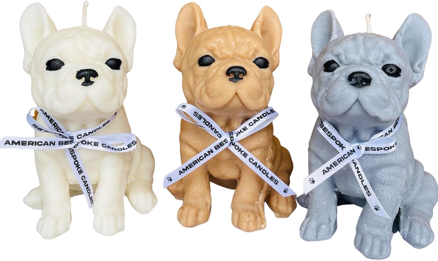 Amazon.com: American Bespoke Candles French Bulldog Soy Wax Blend ...