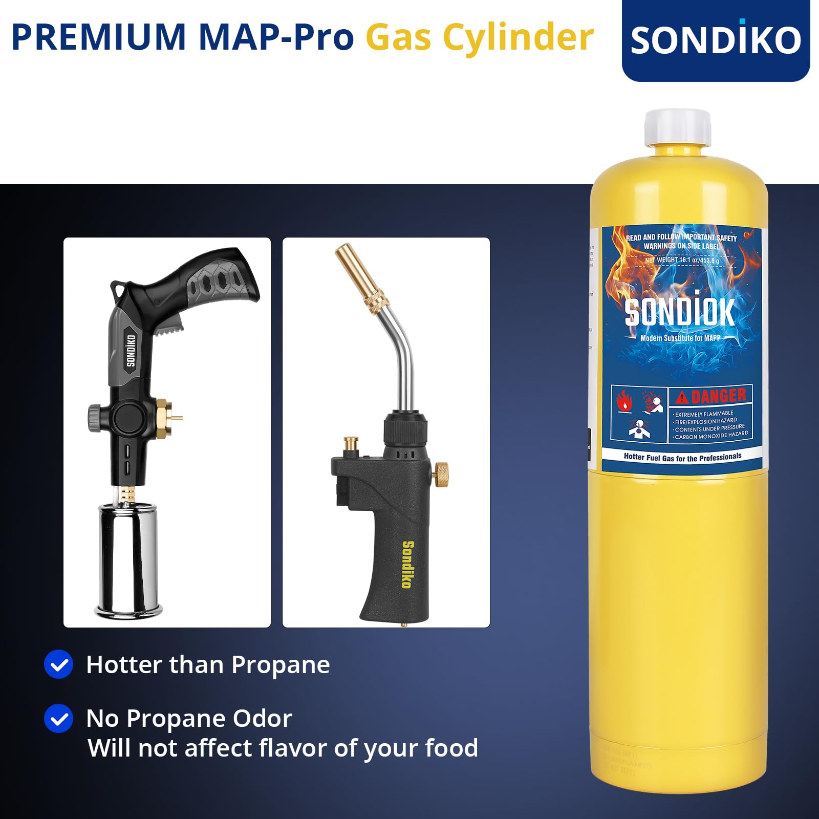 Snapklik.com : Pre-Filled Gas Torch Style Cylinder, Standard Propane ...