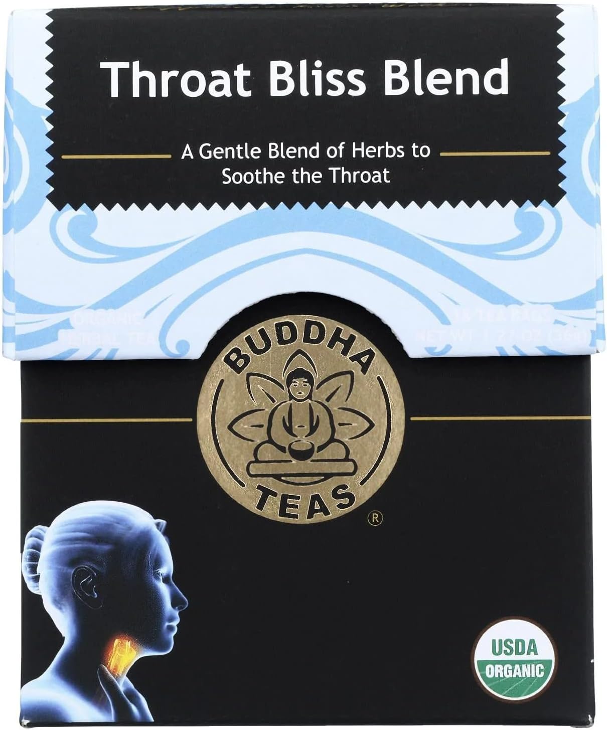 Amazon.com : Tea Organic Honey Lemon Throat Comfort, 16 bags ( Value ...