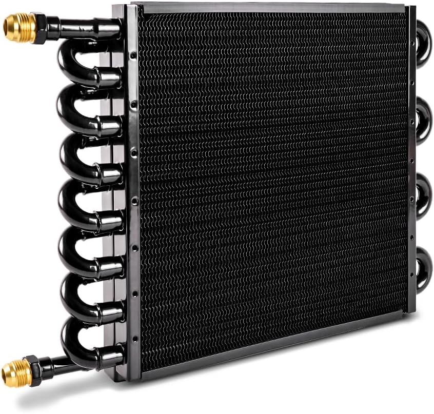 Amazon.com: ZHSYMX 13 Row AN10-10AN Stacked Plate Oil Cooler With 6AN ...