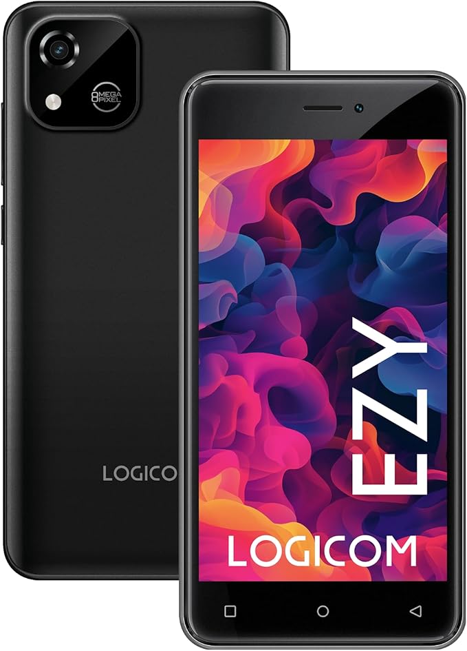 Smartphone Logicom EZY 5 Double Nano SIM 16 Go Noir : Amazon.fr: High-Tech