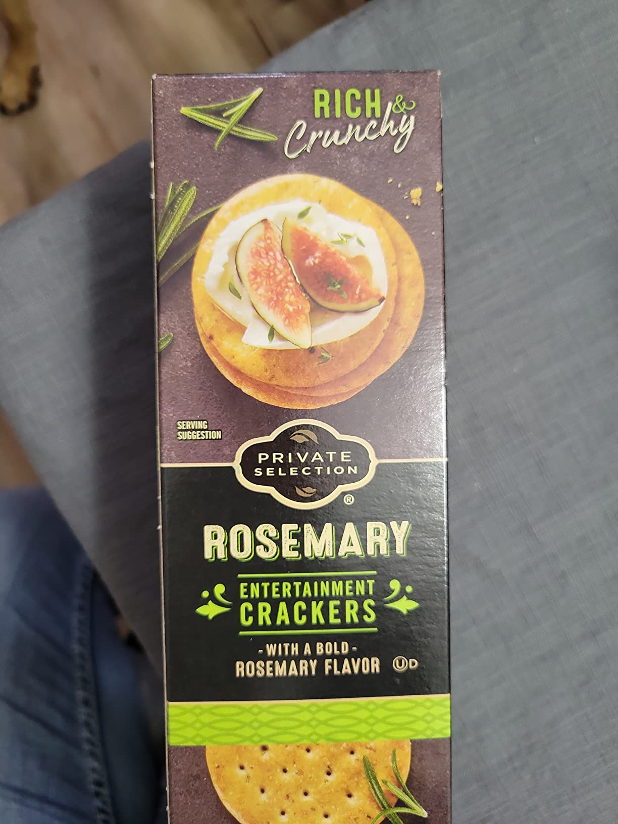 Amazon.com : Private Selection Rosemary Entertainment Crackers 6 oz ...