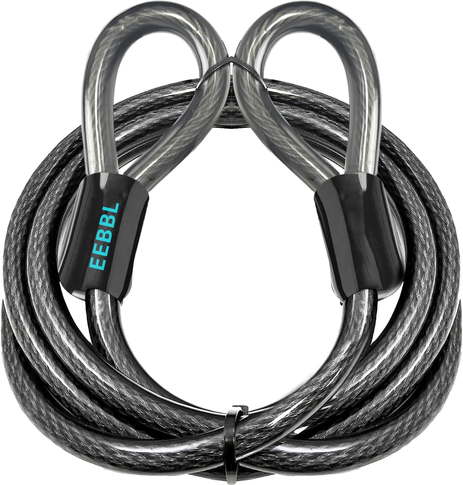 WULALACK Security Steel Cable with Looped Ends, 15 ft. Long Flexible ...