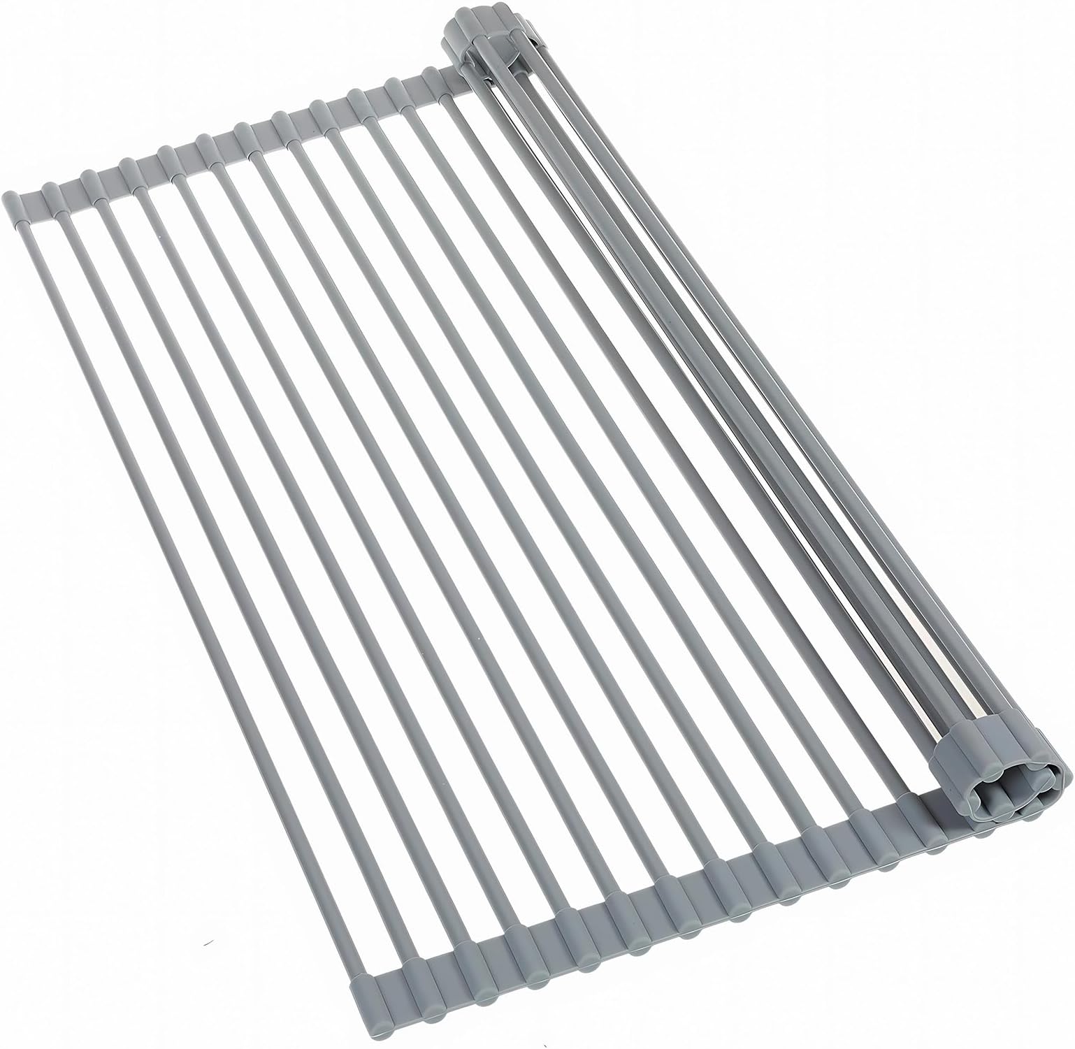 Amazon.com - LLygezze Stainless Steel Roll-up Drying Rack Over The Sink ...