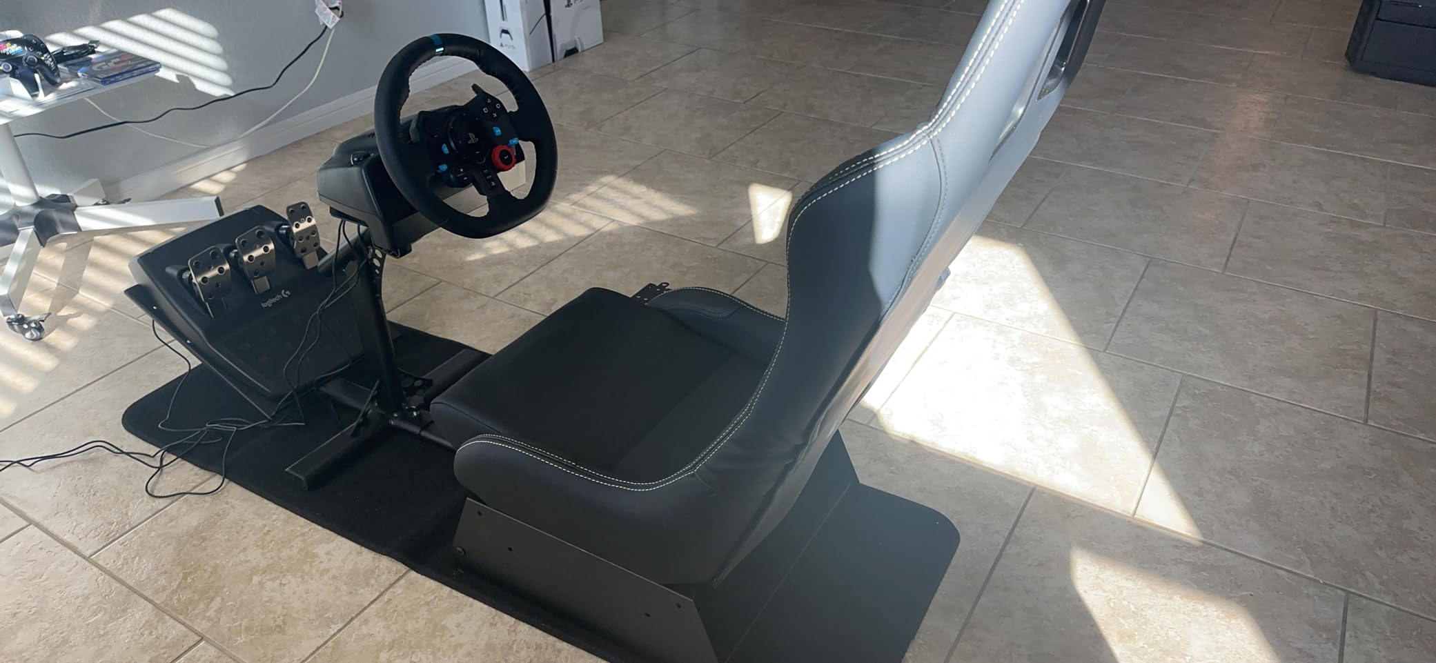$41/mo - Finance Dshot Racing Wheel Stand with seat Driving Seat Racing ...