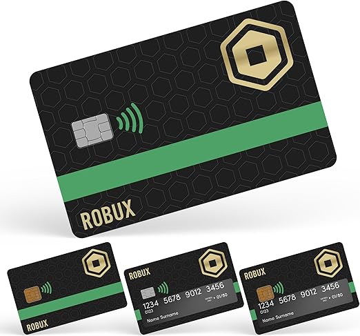Amazon.com: CUCU Covers Robux Credit Card Skin Debit Card Stickers for ...