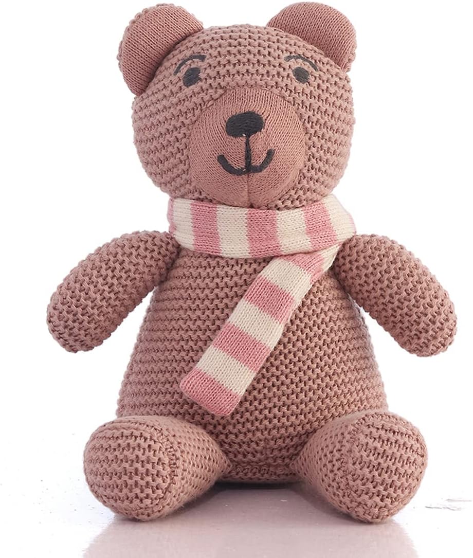 Buy Pluchi Baby Shark Cotton Knitted Stuffed Soft Toy (Stone & Natural ...