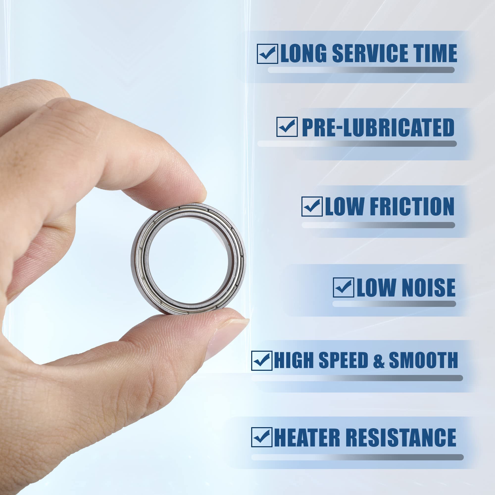 Snapklik.com : ACROPIX 6704ZZ Bearings Double Shielded Pre-Lubricated ...