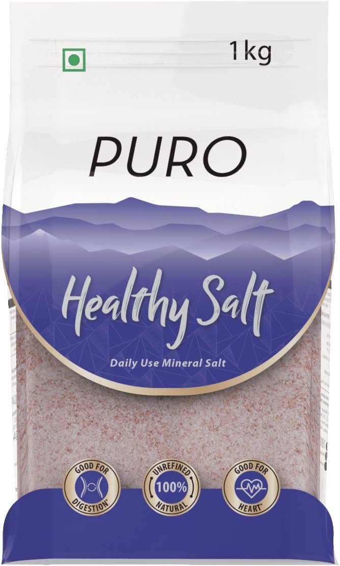 Puro Healthy Salt - Crystal, 1kg Pouch : Amazon.in: Grocery & Gourmet Foods
