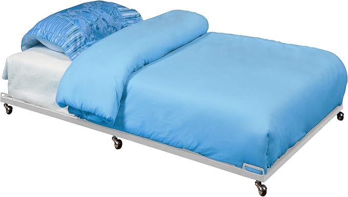 Amazon.com: Kings Brand Furniture - Metal Twin Size Roll-Out Trundle ...