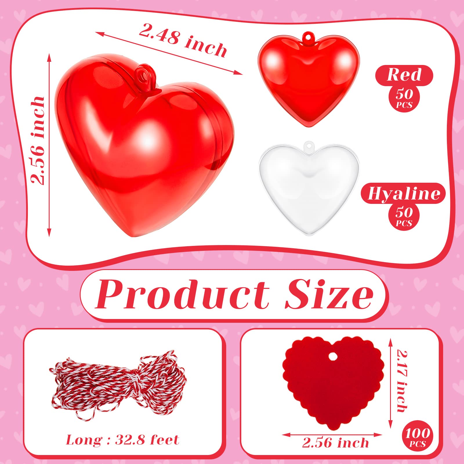 Heart Shaped Plastic Containers