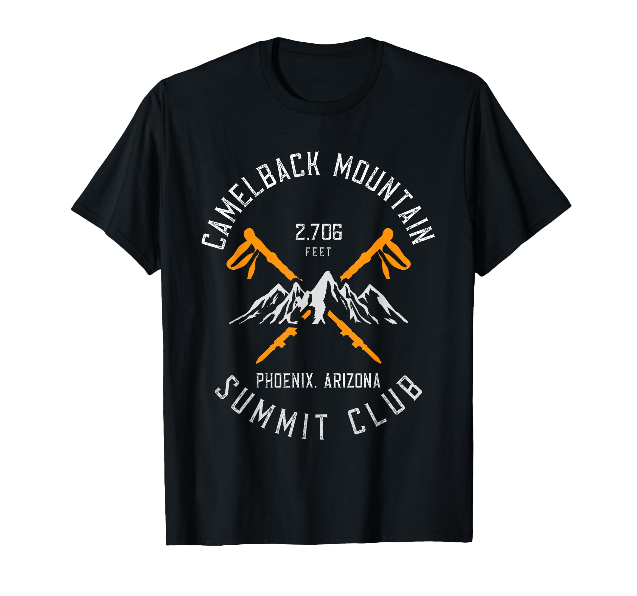 Amazon.com: Camelback Mountain Hiking Phoenix Arizona T-Shirt ...