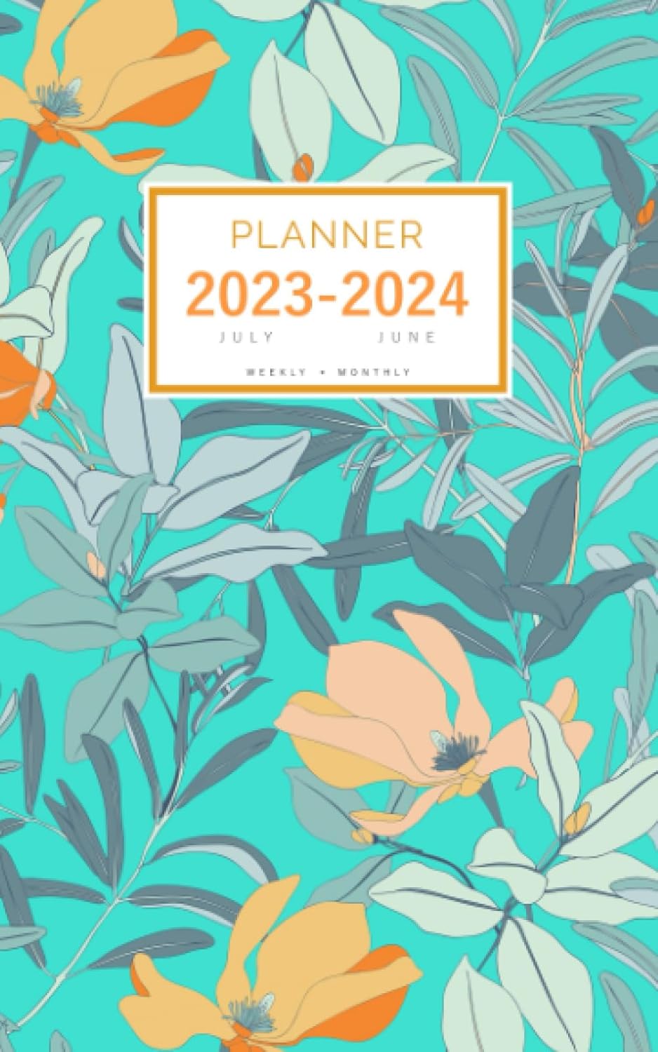 Planner July 2023-2024 June: 5x8 Weekly and Monthly Organizer Small ...