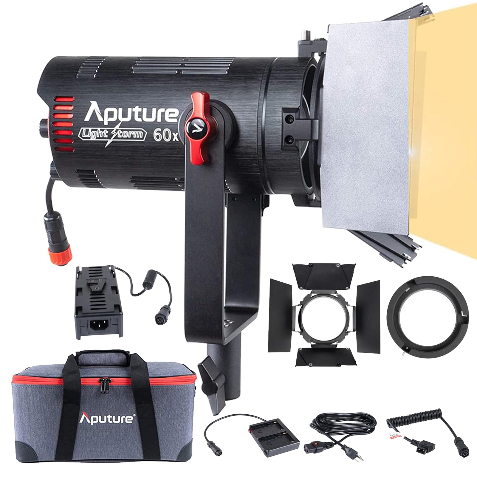 Amazon.com : Aputure 60X Led Spot Light,Aputure LS 60X Light Storm Bi ...