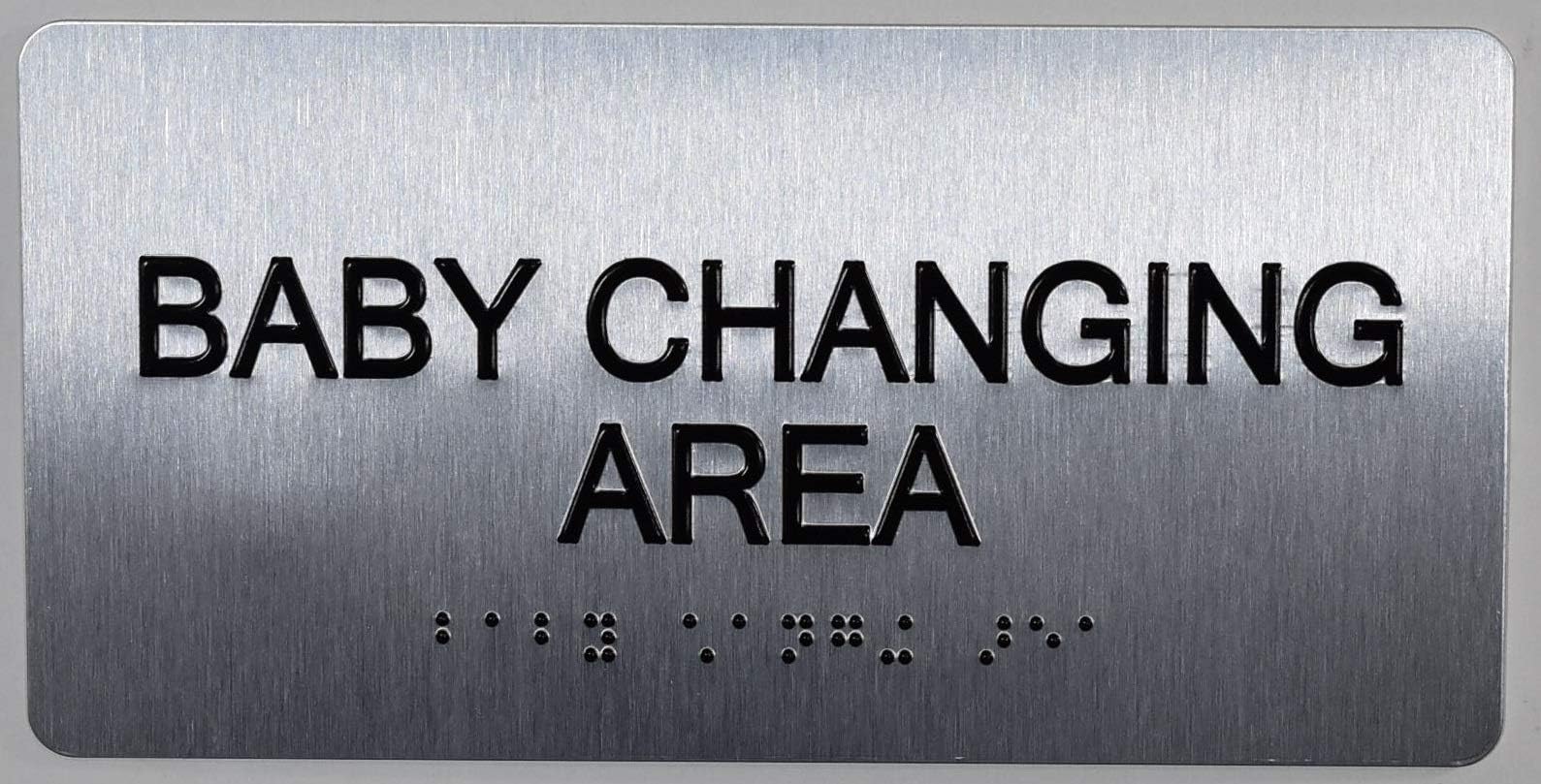 Amazon.com: ADA CENTRAL SIGNS - 6" X4" Baby Changing Area Sign ...