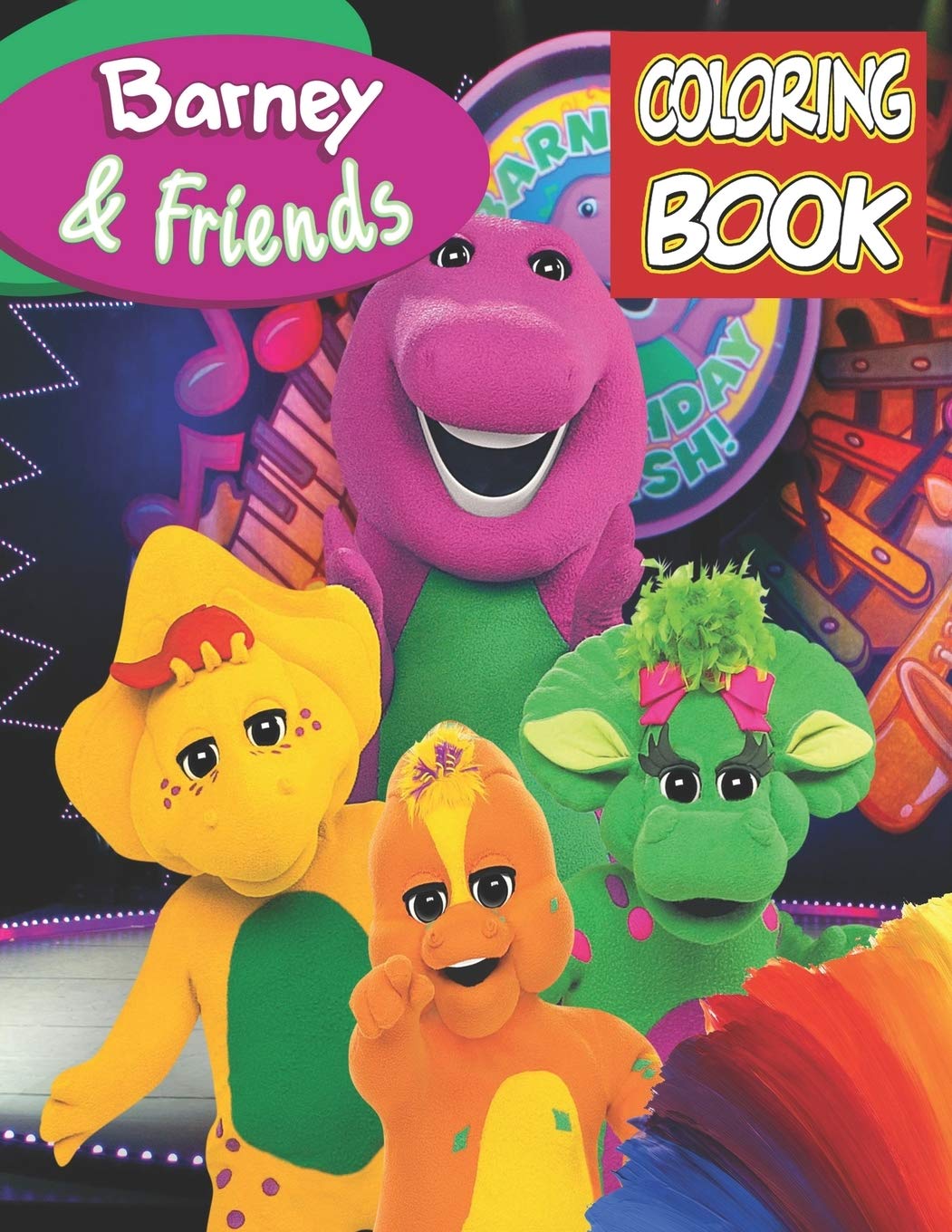 Buy Barney and Friends Coloring Book: Barney and Friends Coloring Book ...