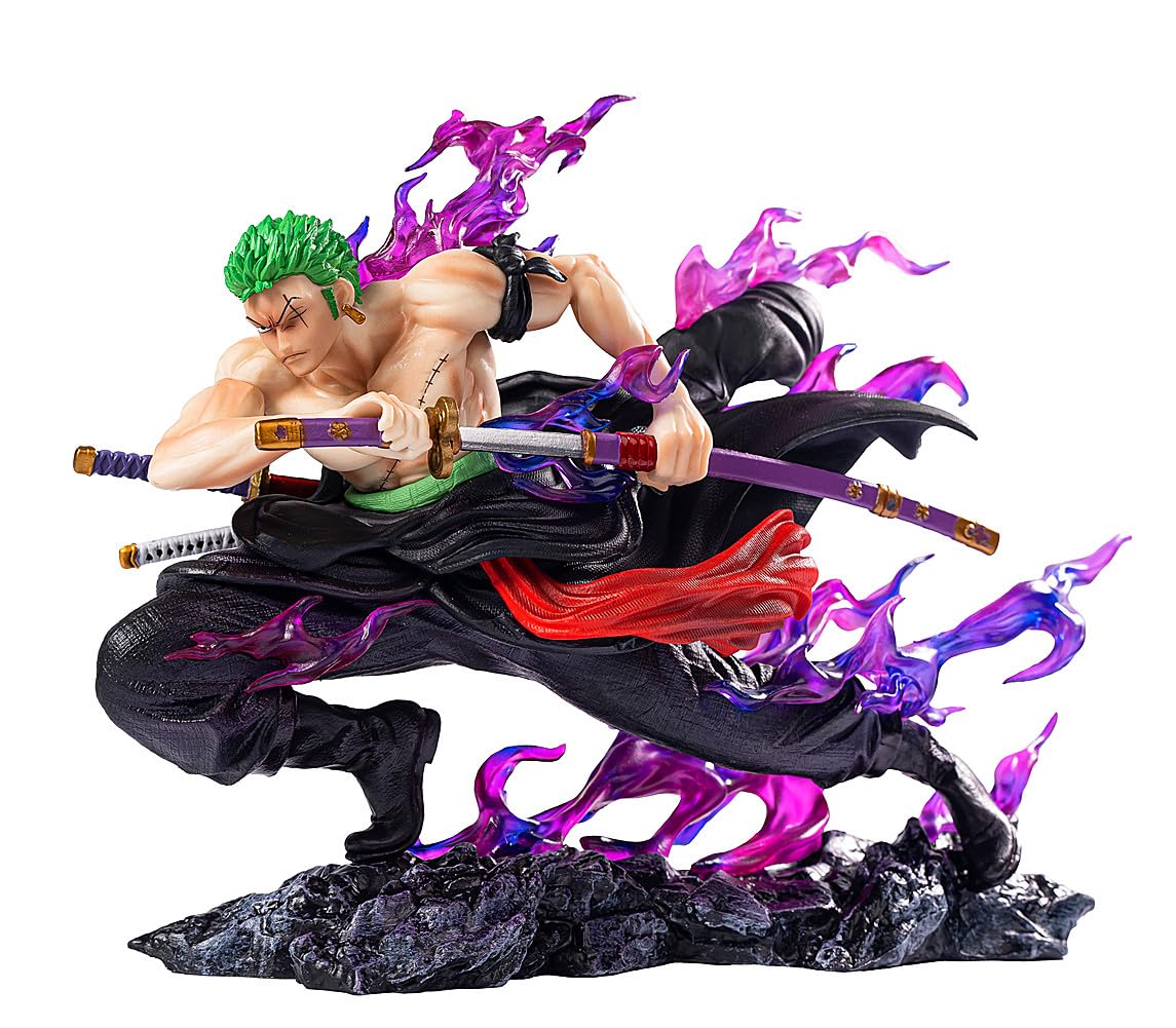 Amazon.com: BODANTOK Zoro Figure Statue Figurine Roronoa Zoro Action ...