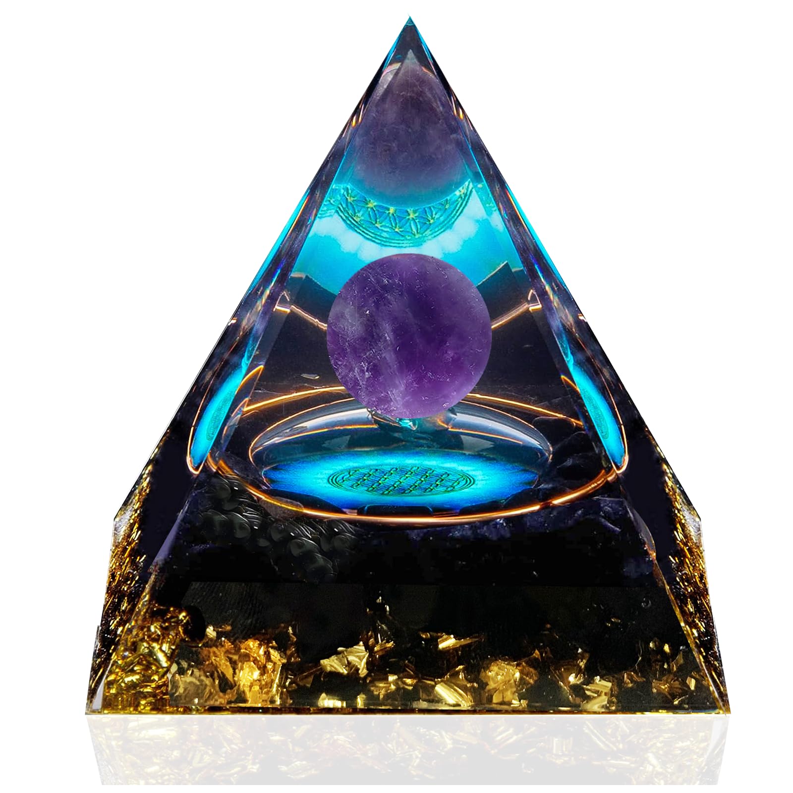 Amazon.com: Orgone Pyramid, Healing Crystals Pyramid and Healing Stones ...