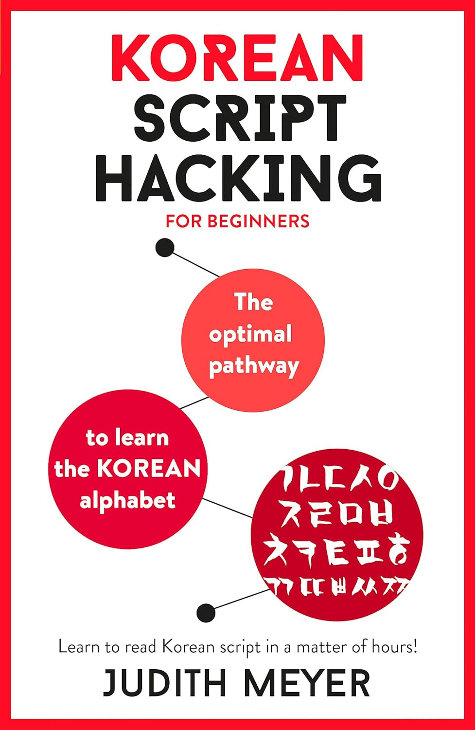 KOREAN SCRIPT HACKING: The optimal pathway to learn the Korean alphabet (Teach Yourself) : Meyer ...