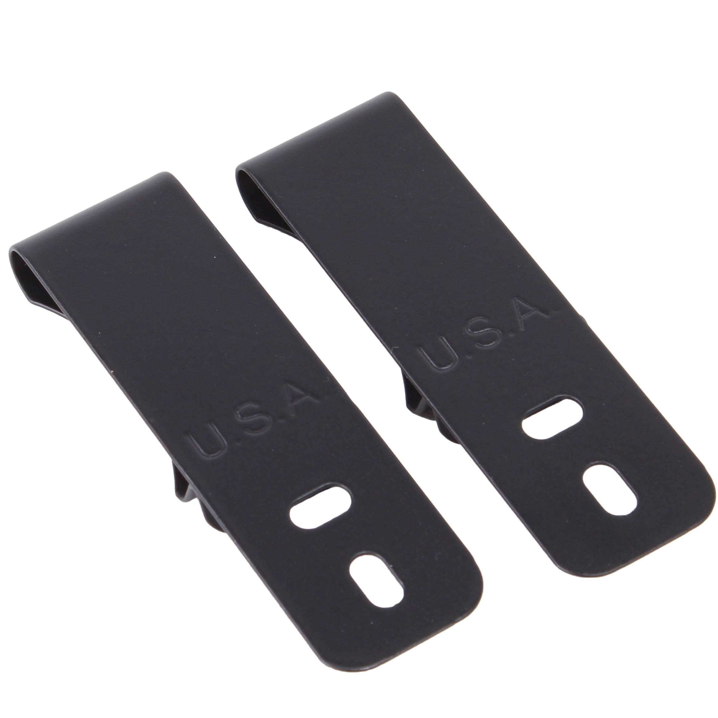 Snapklik.com : Hybrid 2 Hole Steel Holster Belt Clips, For Up To 1.75 ...