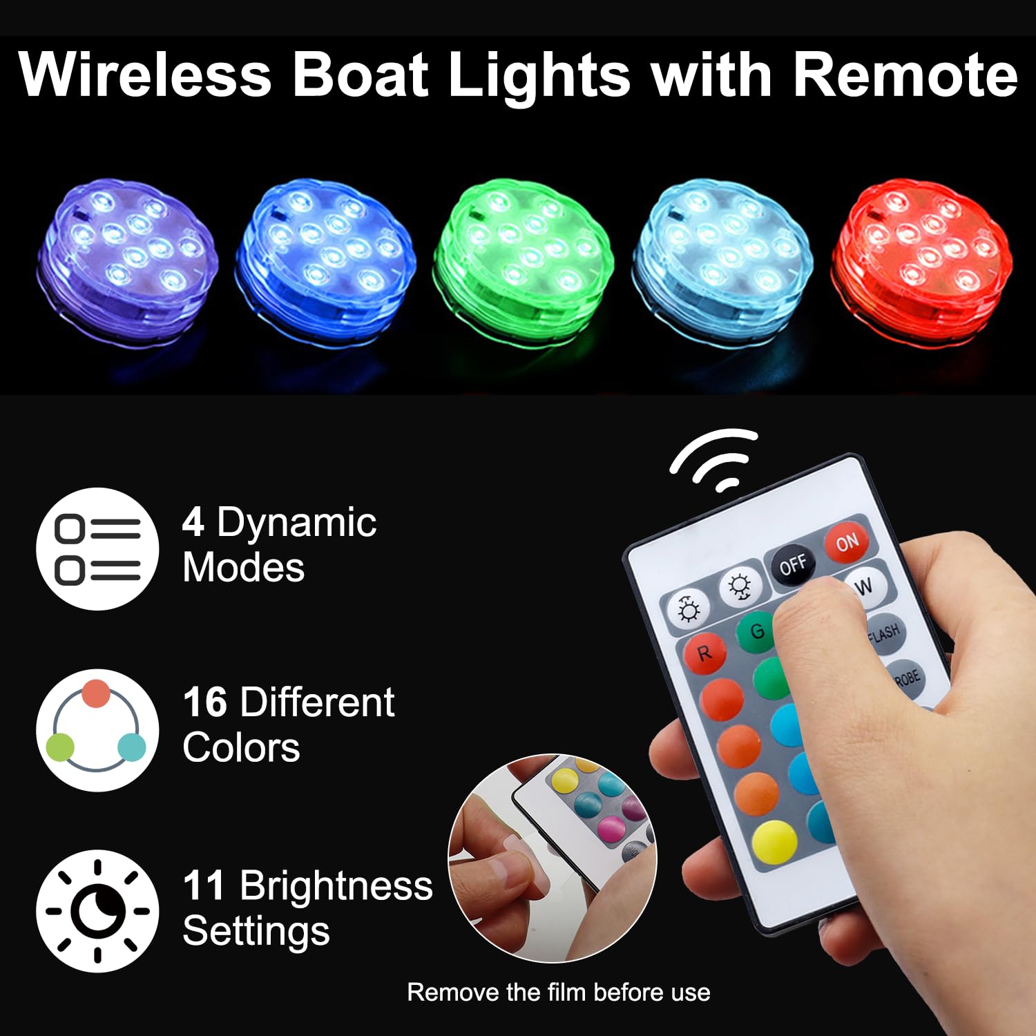Marine Led Bow Light Battery Remote Lighting – Hunts Marine