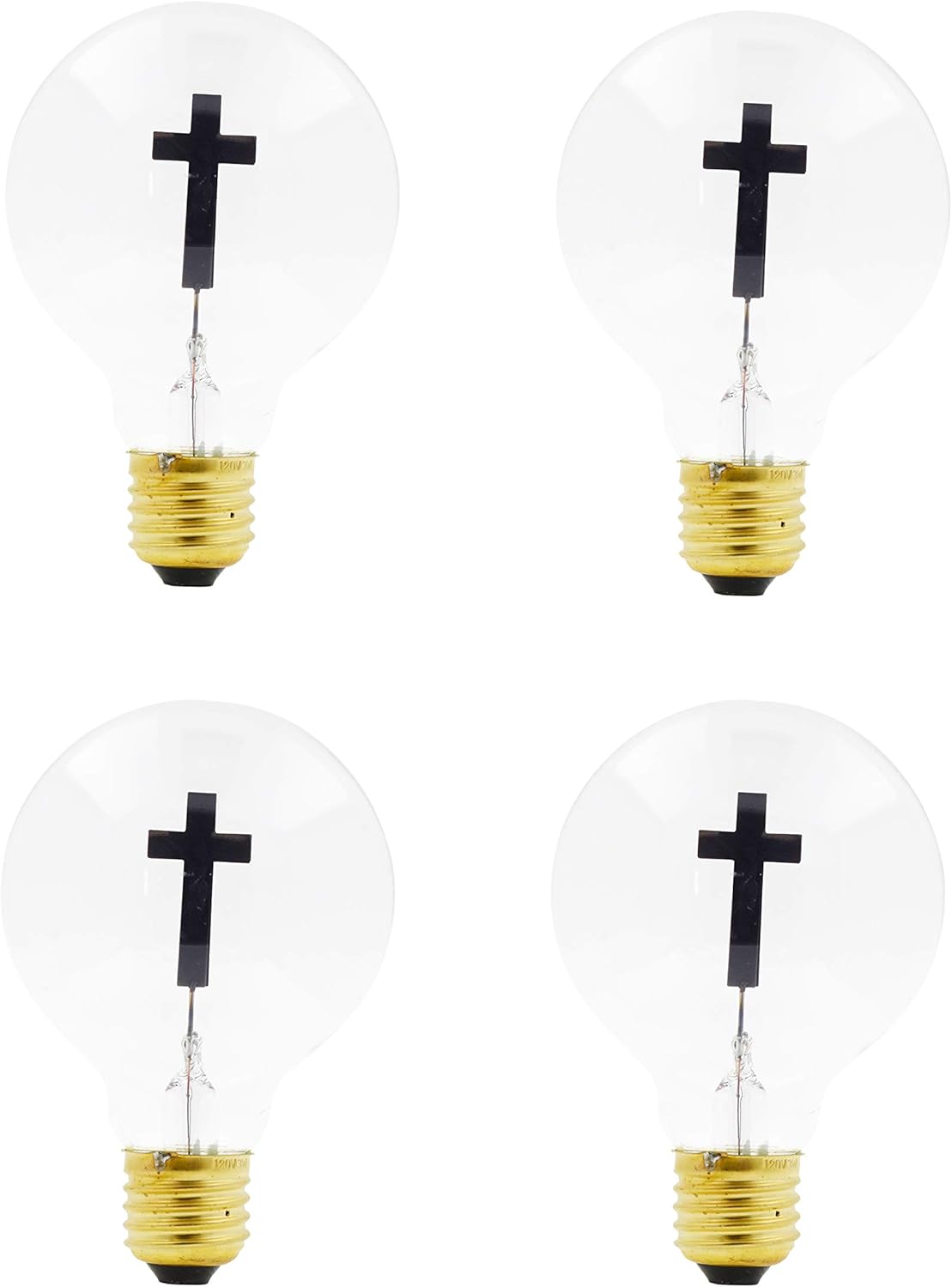 Mandala Crafts Christian Light Bulb Crucifix Bulb Jesus on The Cross ...