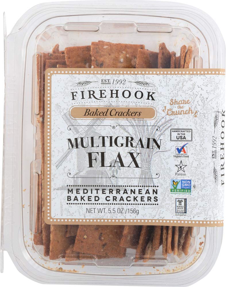 Amazon.com: Firehook Cracker Multi-Grain Snack Pack (Pack of 4)