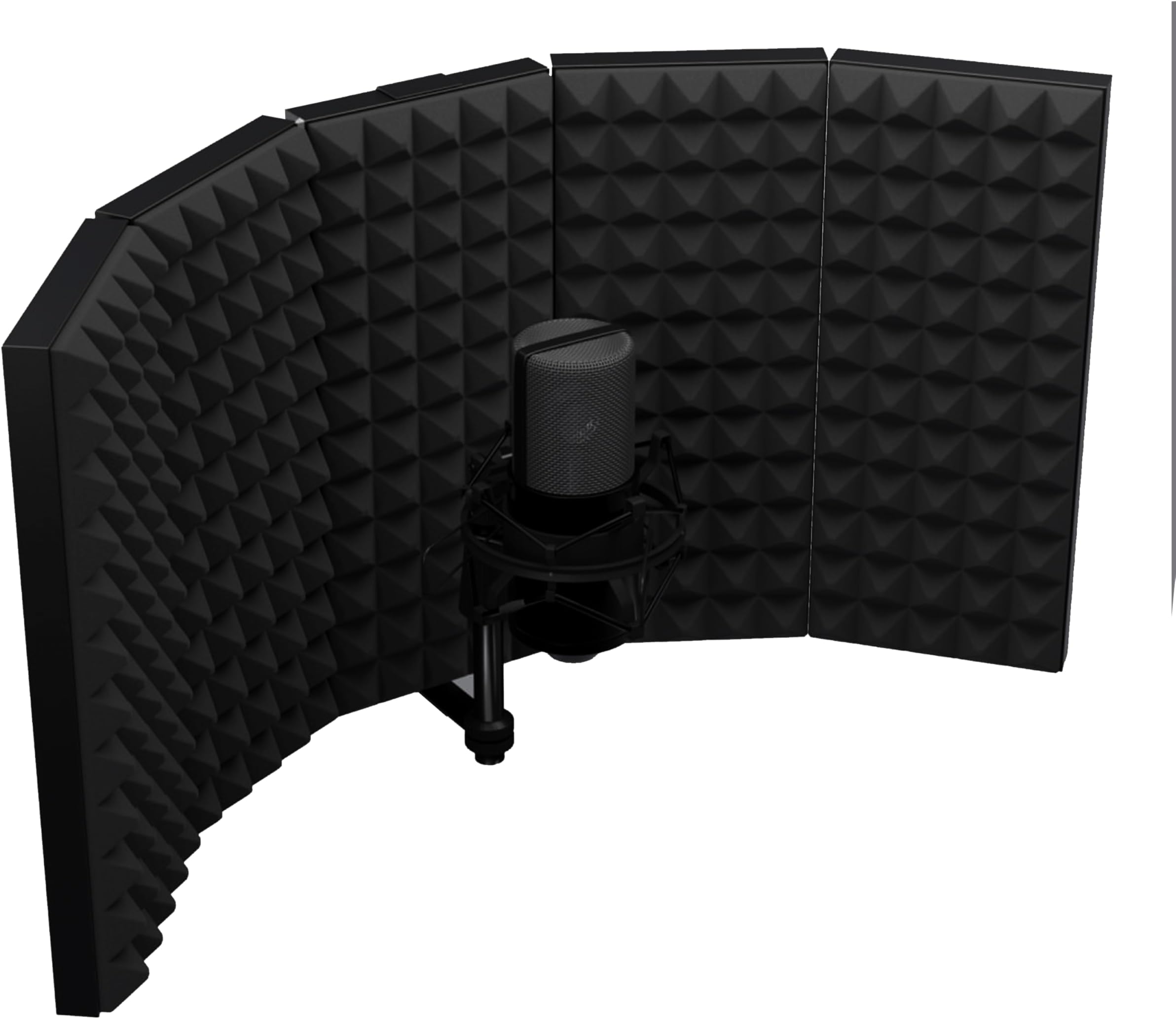 Amazon.com: Pyle Sound Isolation Recording Shield Box - Microphone Foam ...
