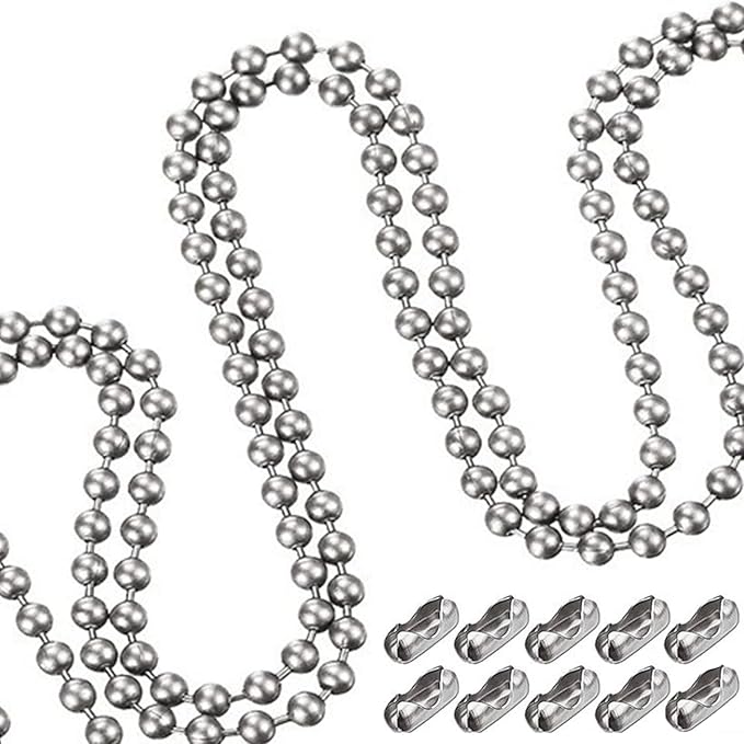 3M Roller Blind Chain – Universal Cord with 10 Connectors, Durable ...