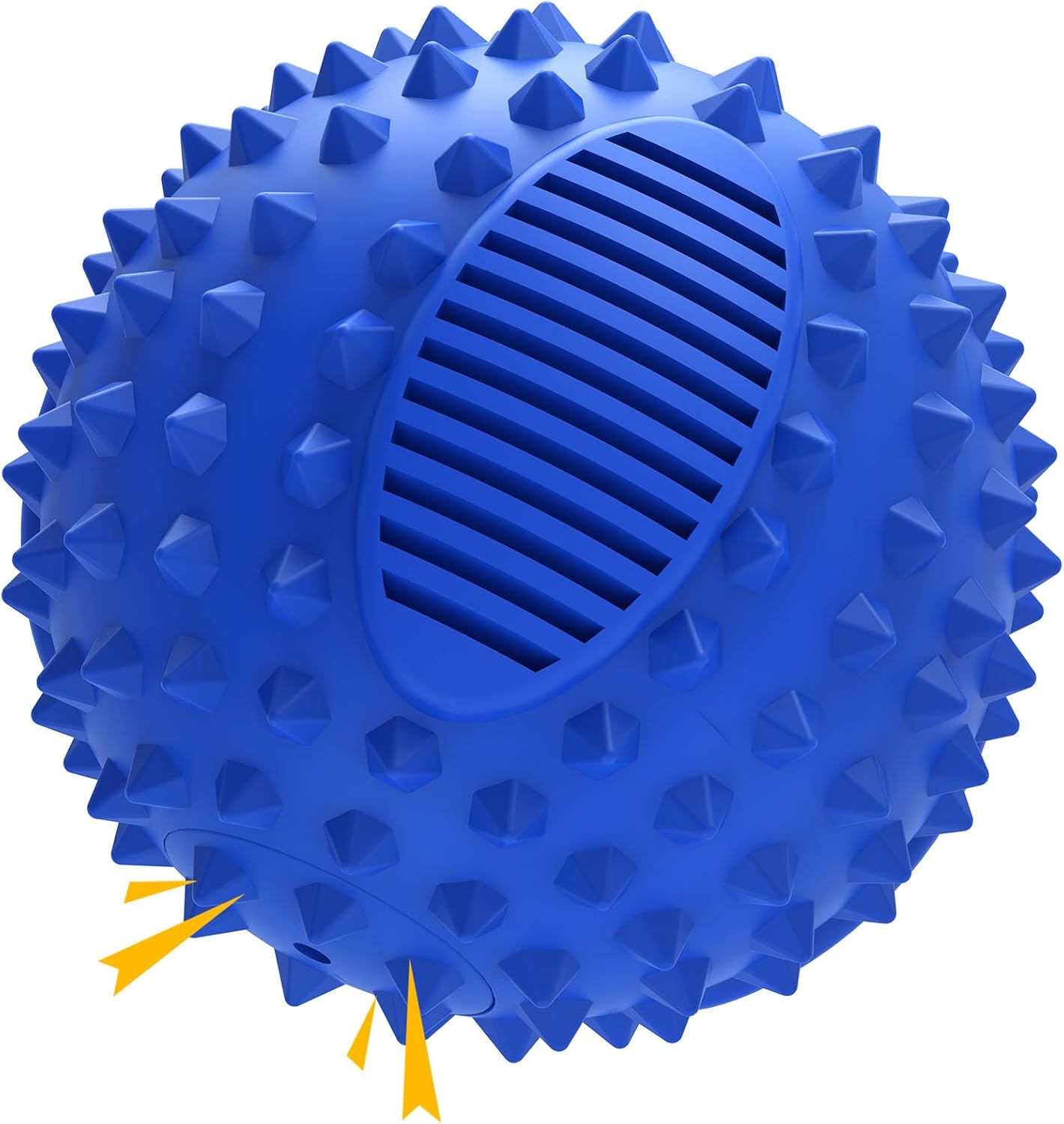 petizer Squeaky Dog Ball Toy for Aggressive Chewers,10cm Indestructible ...
