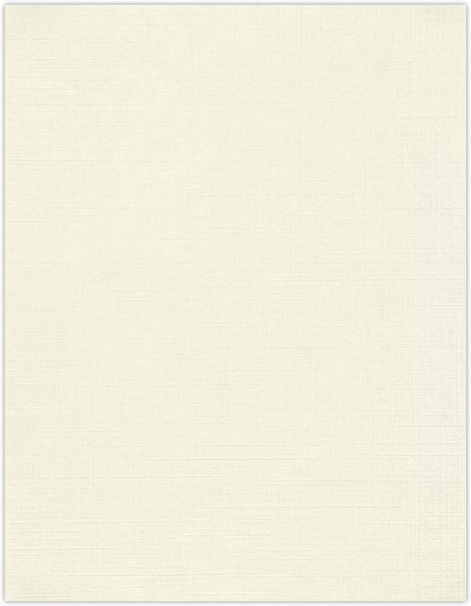 Amazon.com : CLASSIC Linen Classic Natural White Card Stock - 8 1/2 x ...