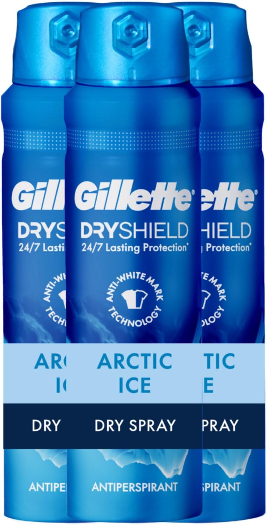 Amazon.com : Gillette Dry Spray Antiperspirant and Deodorant for Men ...