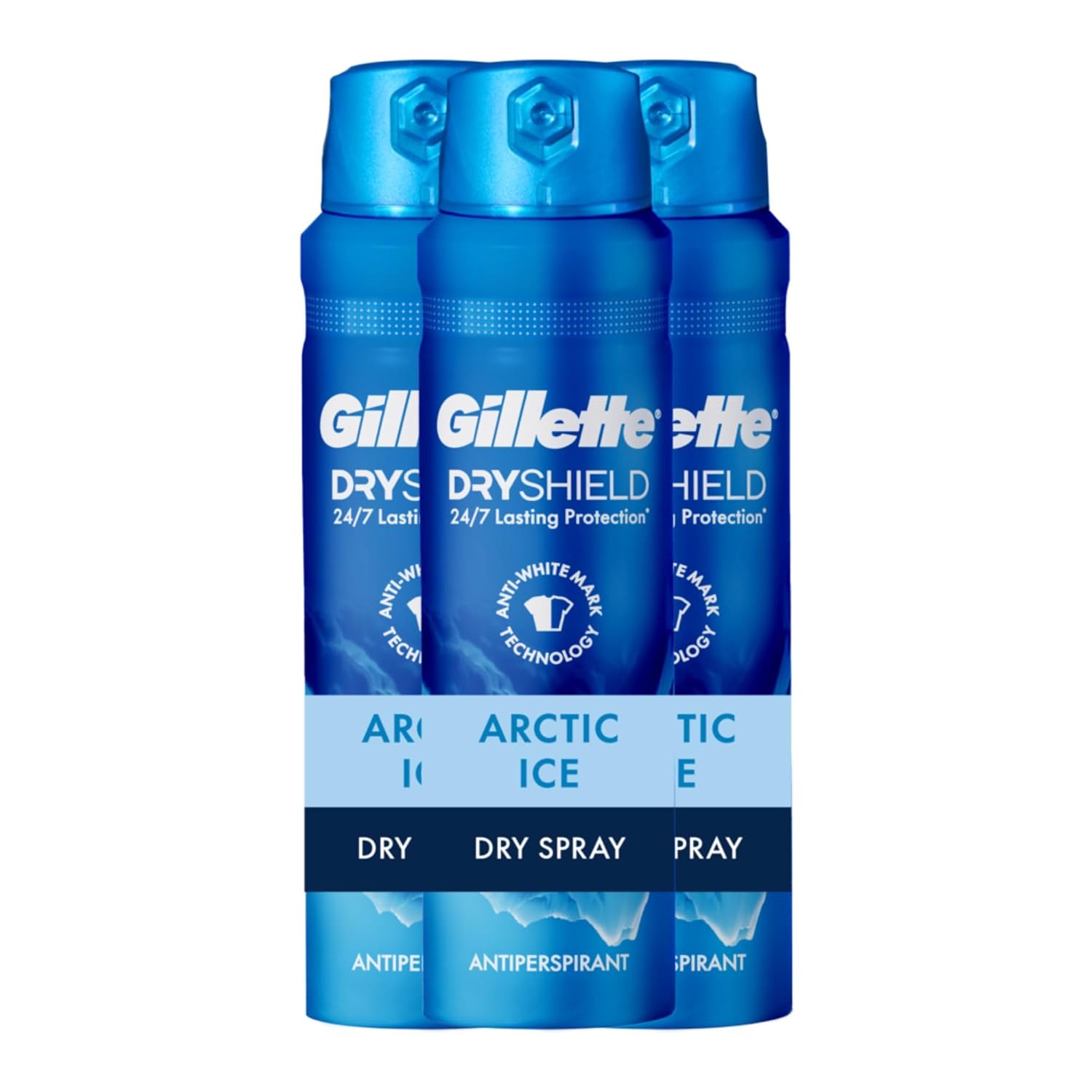 Amazon.com : Gillette Dry Spray Antiperspirant and Deodorant for Men ...