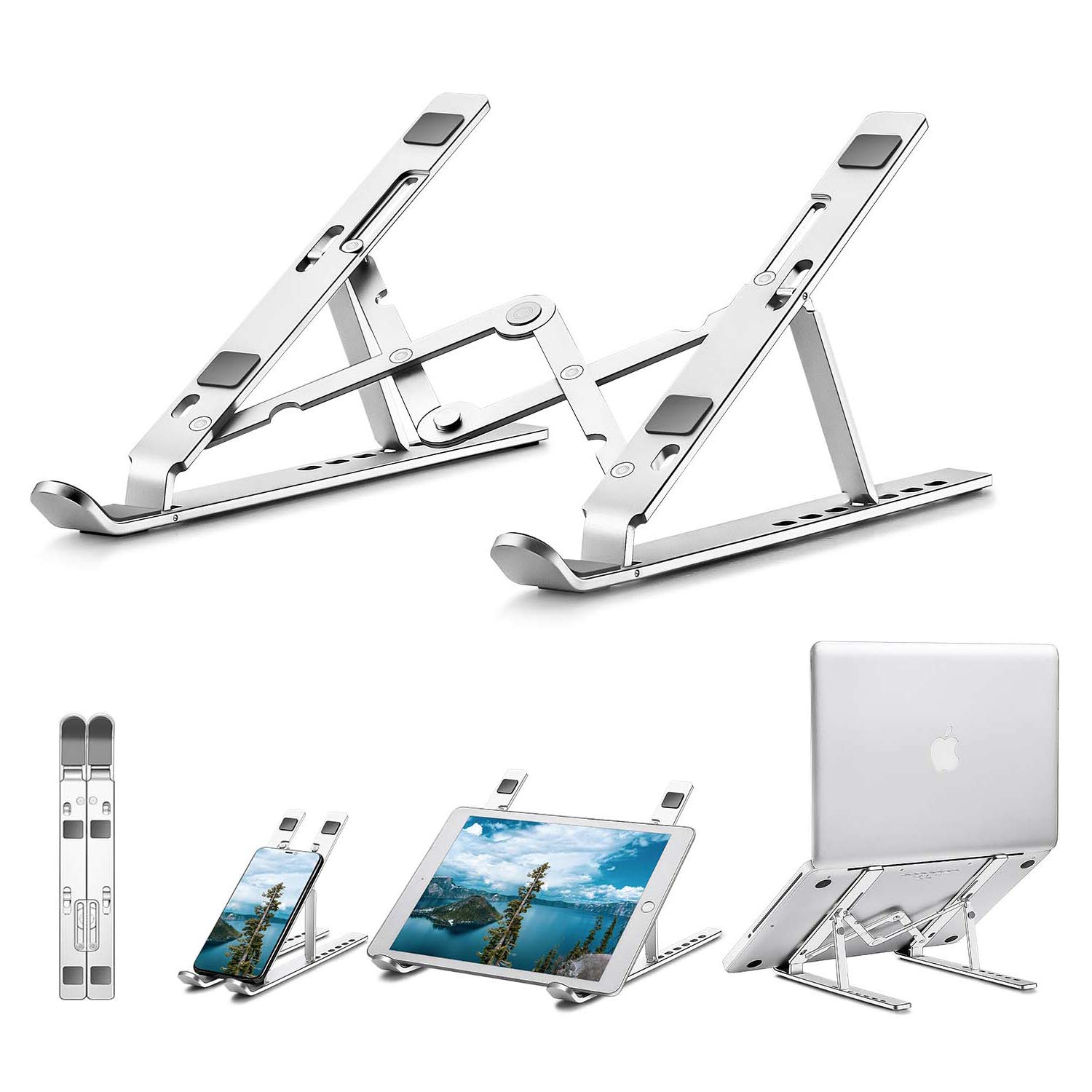 Buy UPLINE Laptop Stand, Portable & Foldable Riser Computer Stand ...