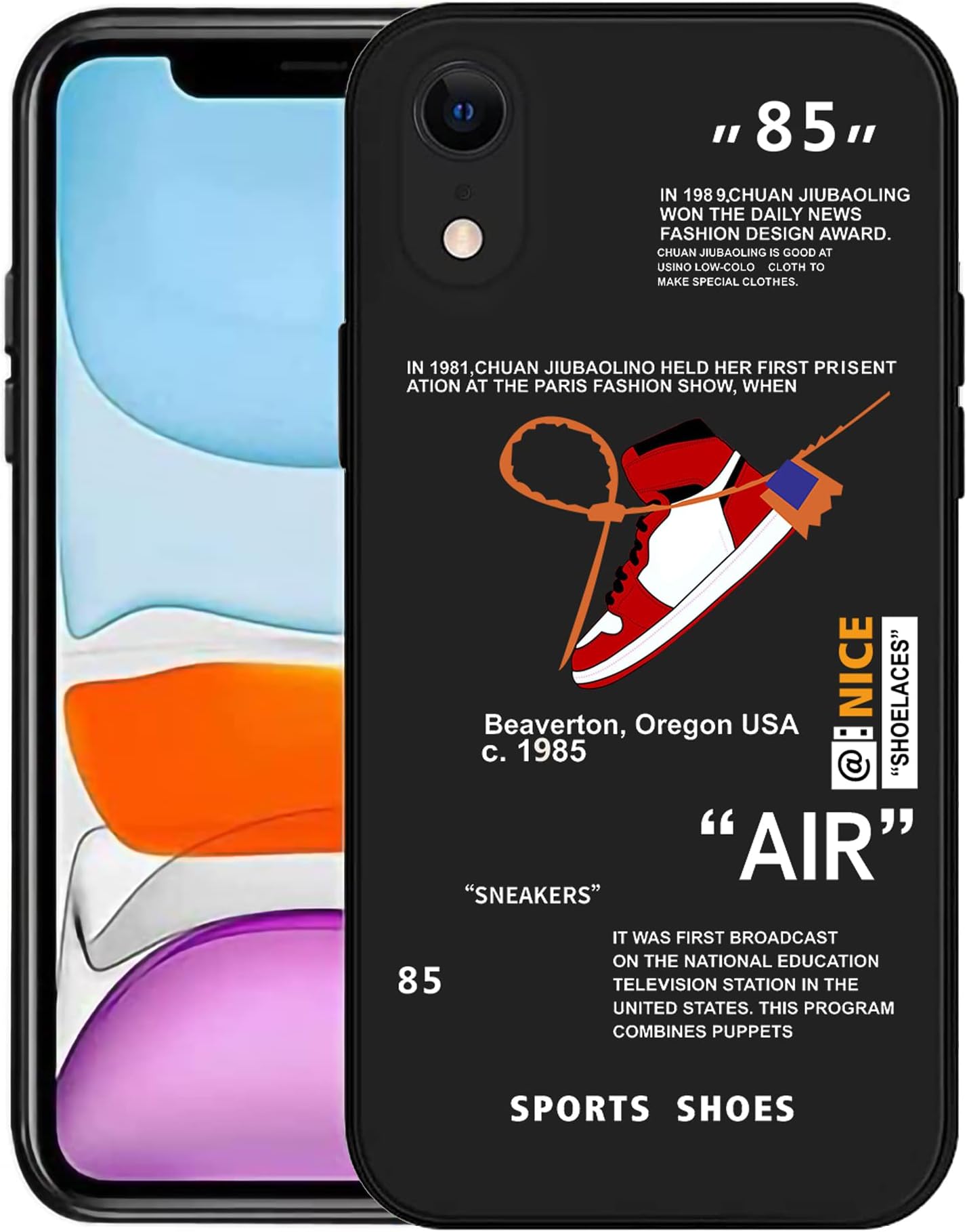 Amazon.com: HEUHFUWA Cool Sports Shoes Pattern Phone Case Designed for ...