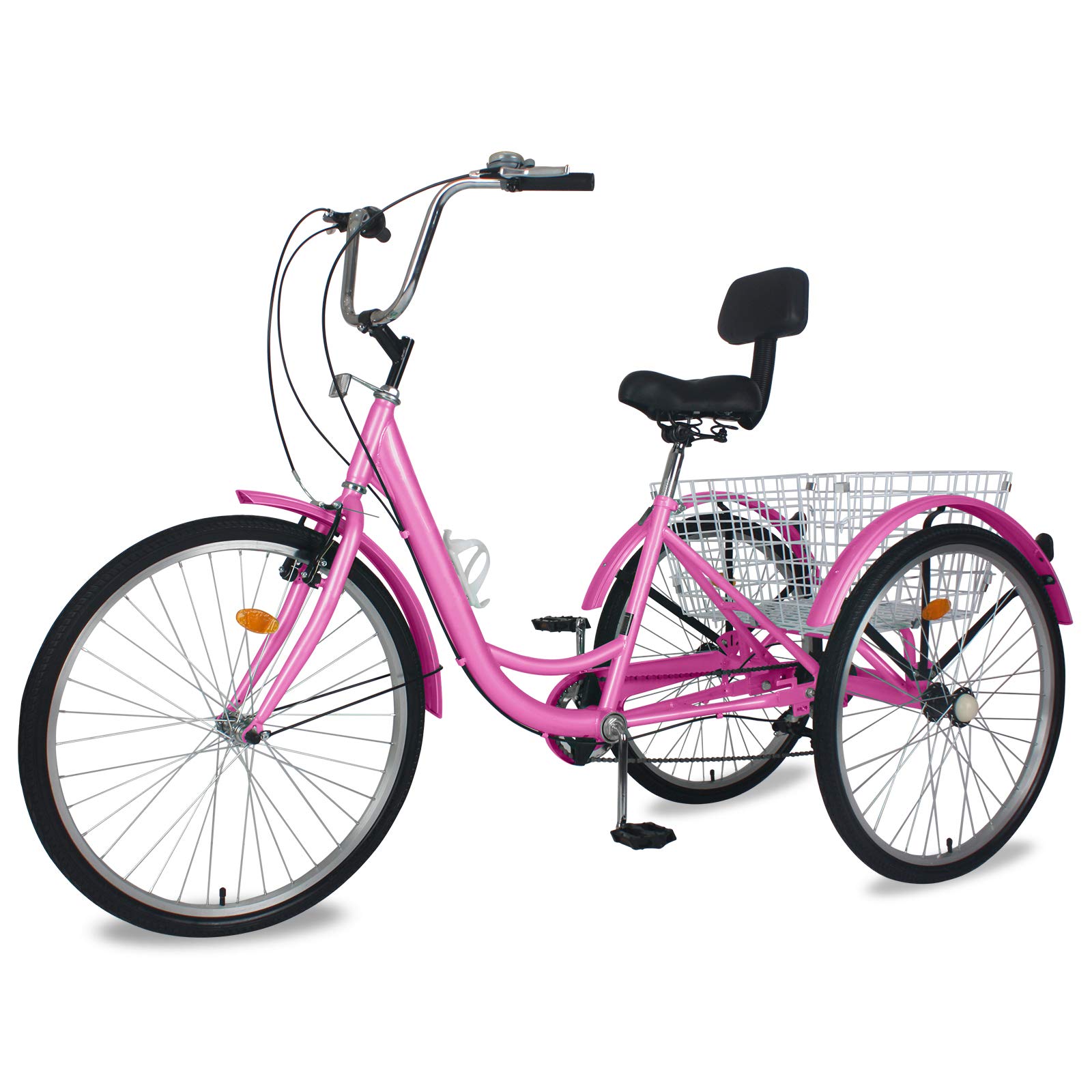 Buy Barbella 20/24/26/27.5 inch Adult Tricycle 7 Speed 3 Wheel Bike ...