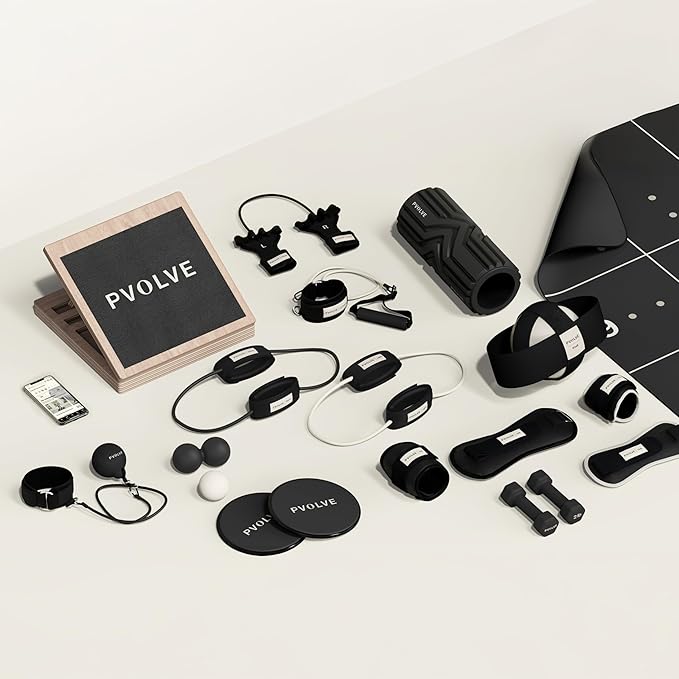 PVOLVE Pvolve Total Transformation Bundle-Home Gym Fitness Equipment ...
