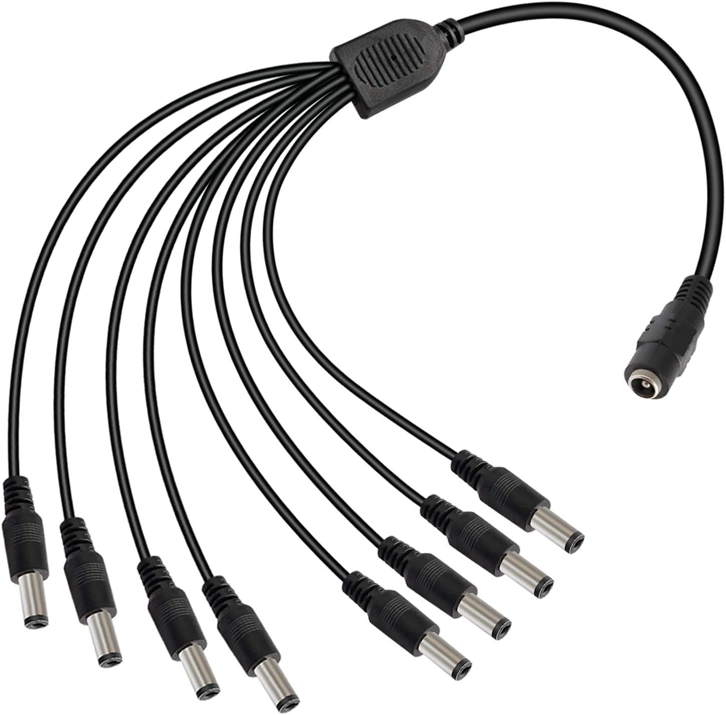 Amazon.com : Security-01 2Pack 1 to 4 Way DC Power Splitter Cable, Plug ...