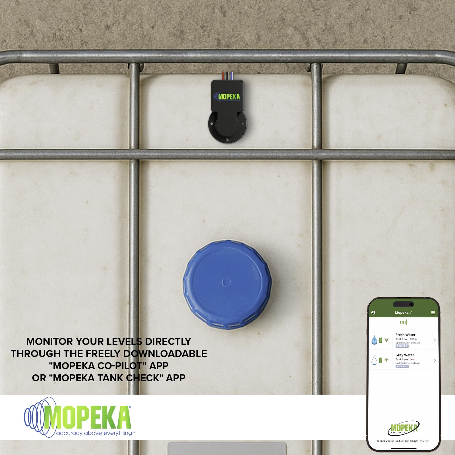 Snapklik.com : Mopeka Pro200 - Bluetooth & Wired Ultrasonic Sensor For ...