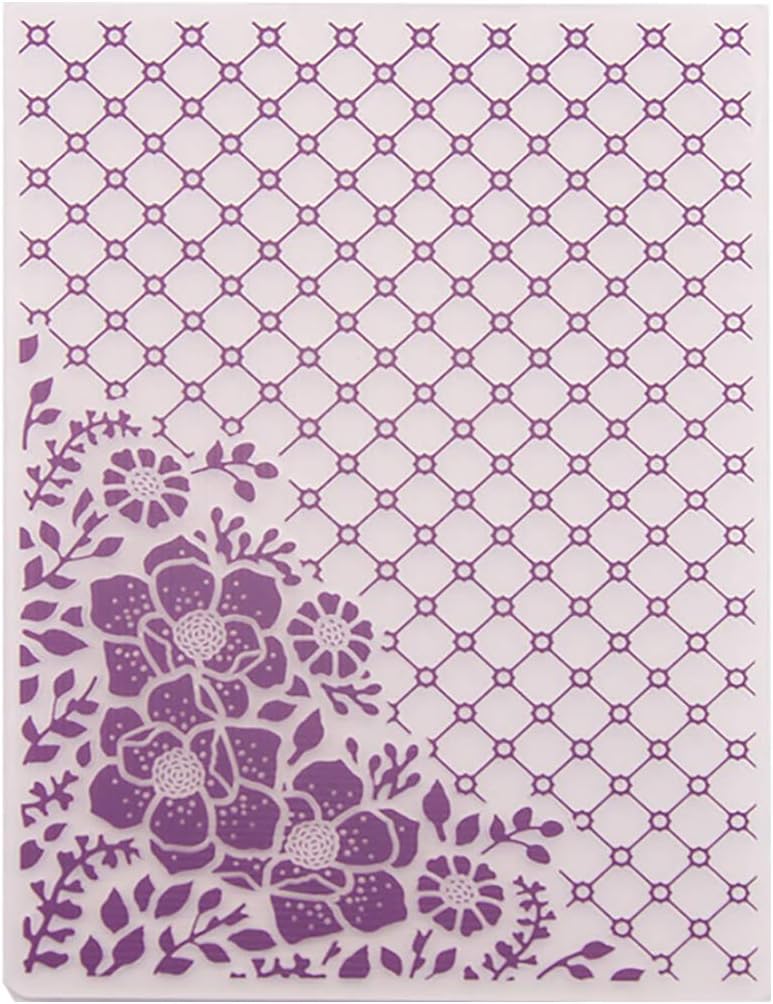 Amazon.com: KWELLAM Pet Footprints Plastic Embossing Folders for Card ...