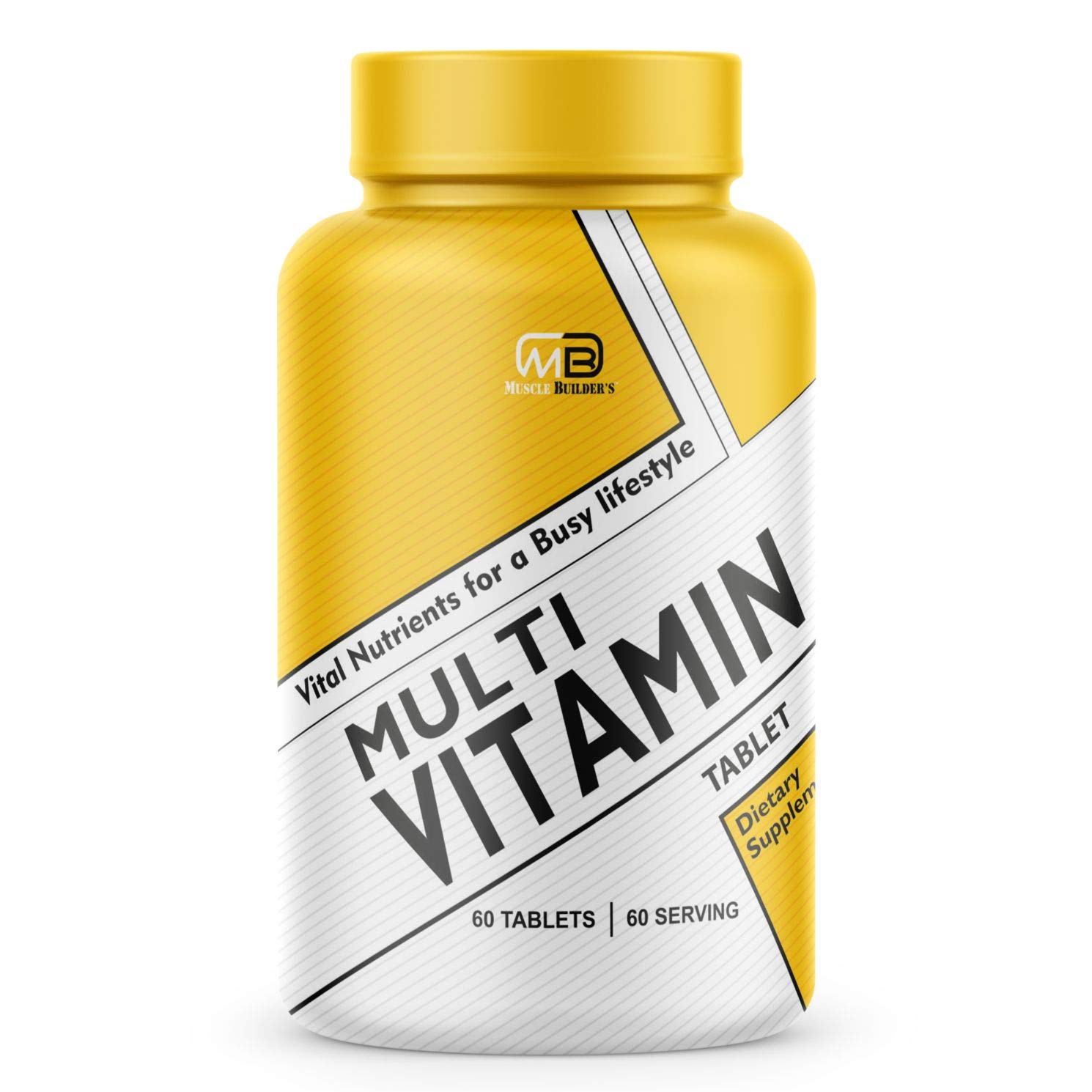 M B Muscle Builder's Multivitamins | 60 Tab | Vegetarian Friendly | For ...