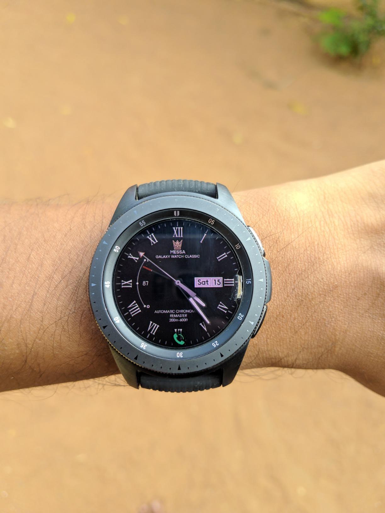 Samsung Galaxy Watch (Bluetooth + LTE, 42 mm) - Black : Amazon.in ...