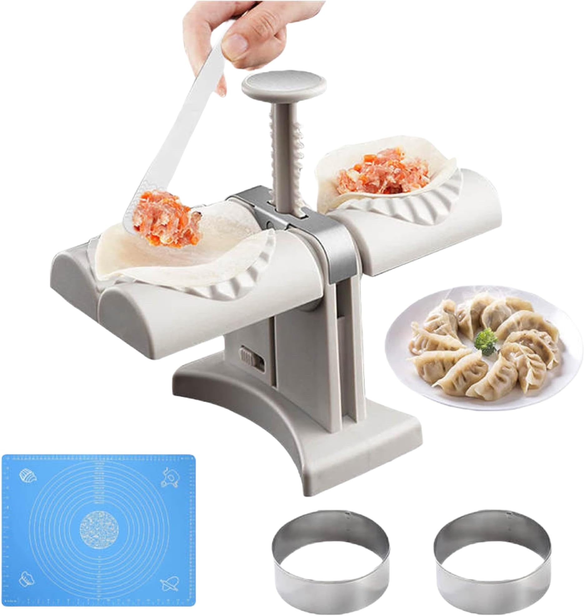 Amazon.com: Dumpling Maker Machine-Set of 6 Pieces Easy and Quick To ...